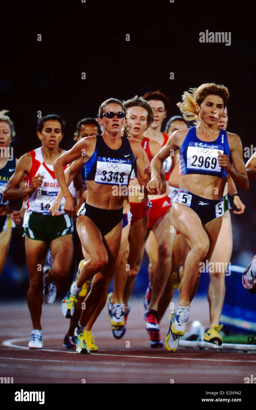 Sydney Olympic Games - Women's 1500 metre race Featuring: Suzy Favor ...