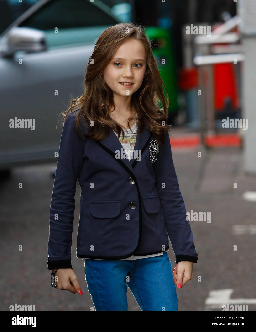 Celebrities at the ITV studios Featuring: Isabelle Allen Where: London ...