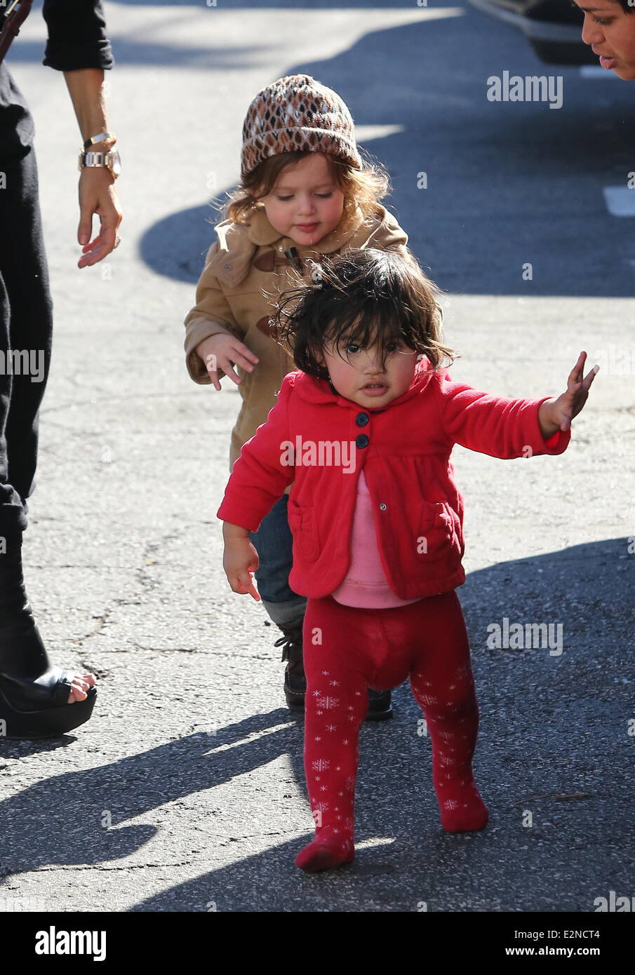 Rachel Zoe and her son arrive at Hugo's Restaurant in Beverly Hills ...