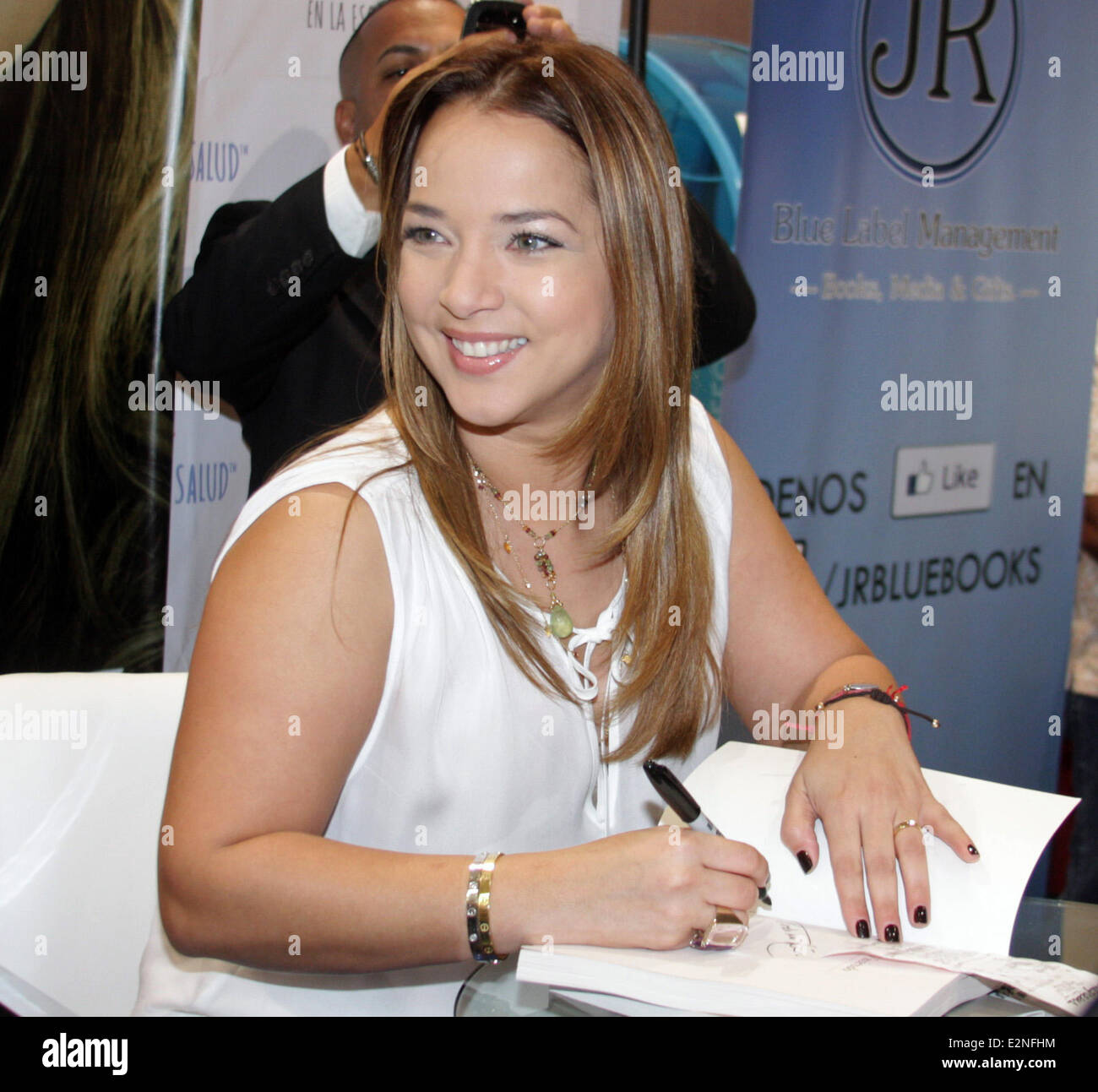 Adamari Lopez signs copies of her new book for fans Featuring: Adamari ...