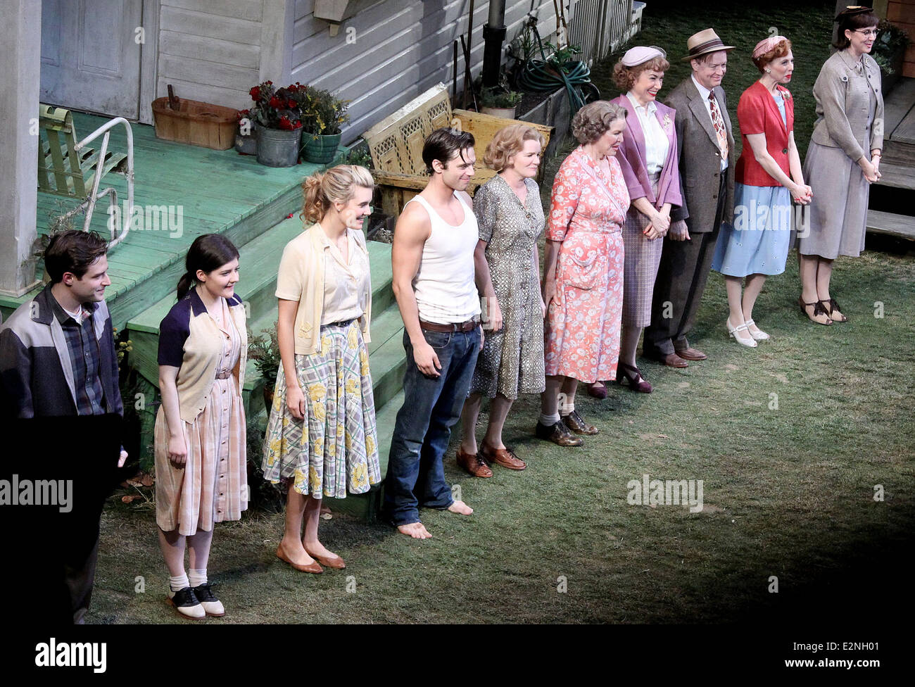 The opening night curtain call for ‘Picnic’ at the American Airlines ...