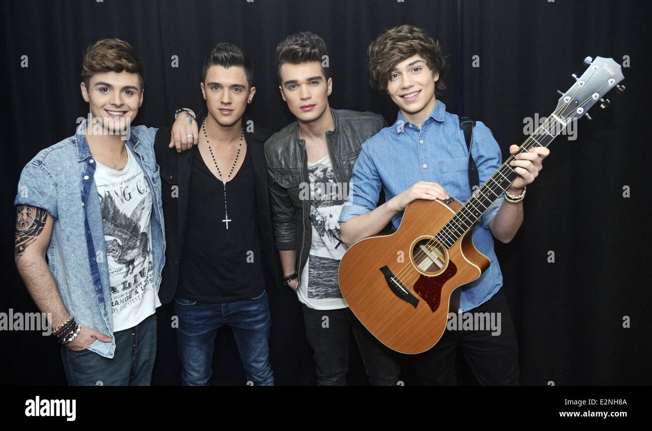 Union J backstage at G-A-Y at Heaven nightclub Featuring: Jaymi Hensley ...