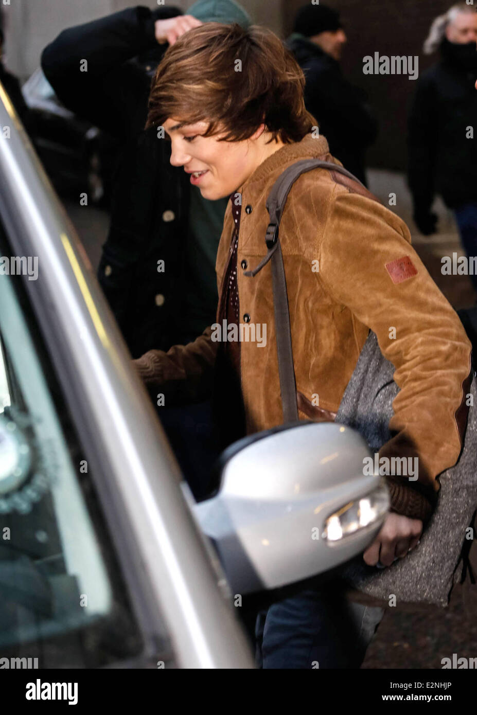 Celebrities at the ITV studios Featuring: George Shelley Where: London ...