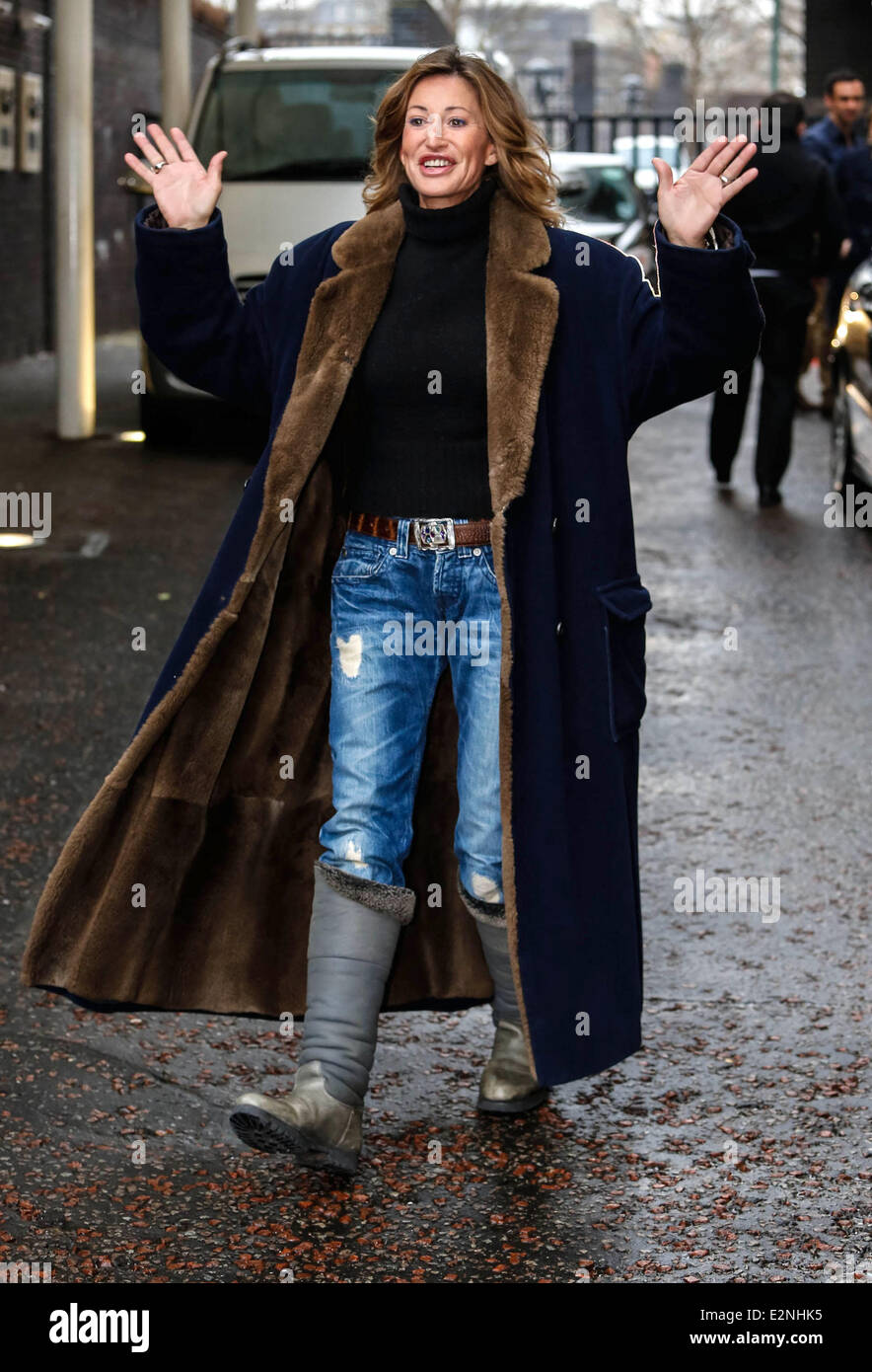 Celebrities at the ITV studios Featuring: Paula Hamilton Where: London ...