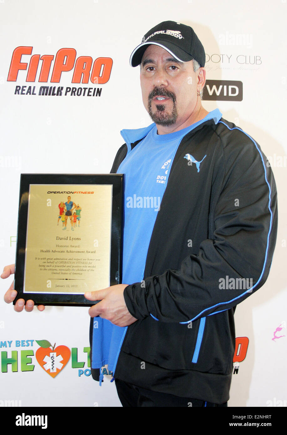 Operation Fitness Expo held at the Vitamin Shoppe Featuring: David ...