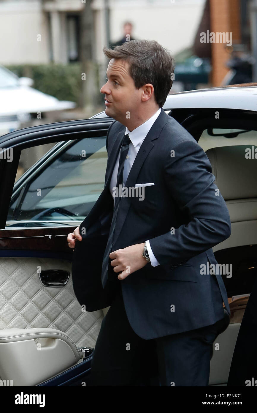Celebrities at the ITV studios Featuring: Declan Donnelly Where: London ...