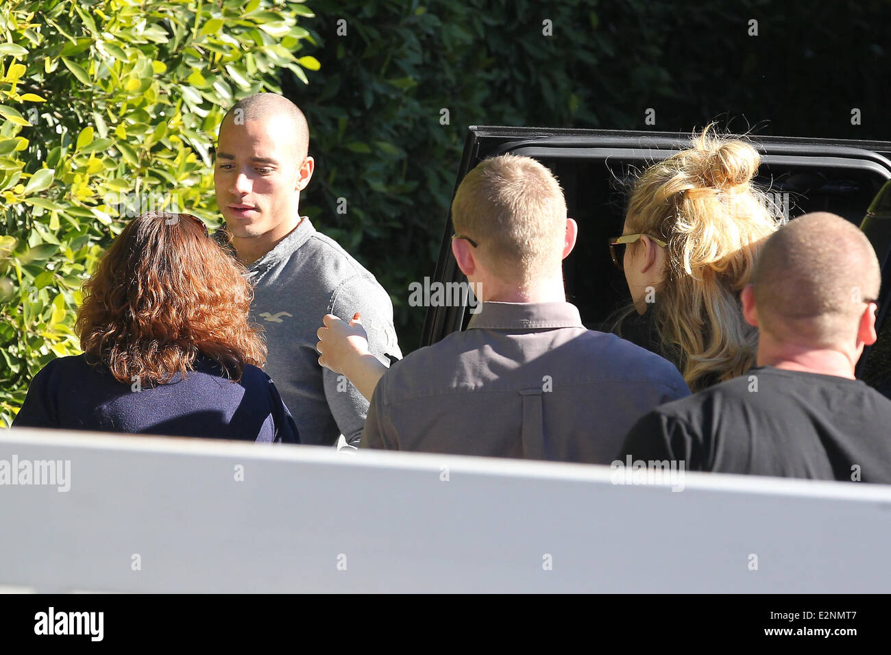 Adele aka Adele Adkins and her son arrives to a private residence in ...