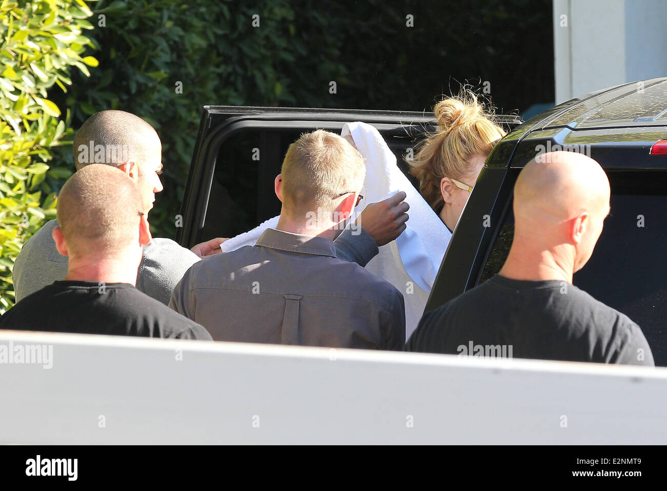 Adele aka Adele Adkins and her son arrives to a private residence in ...