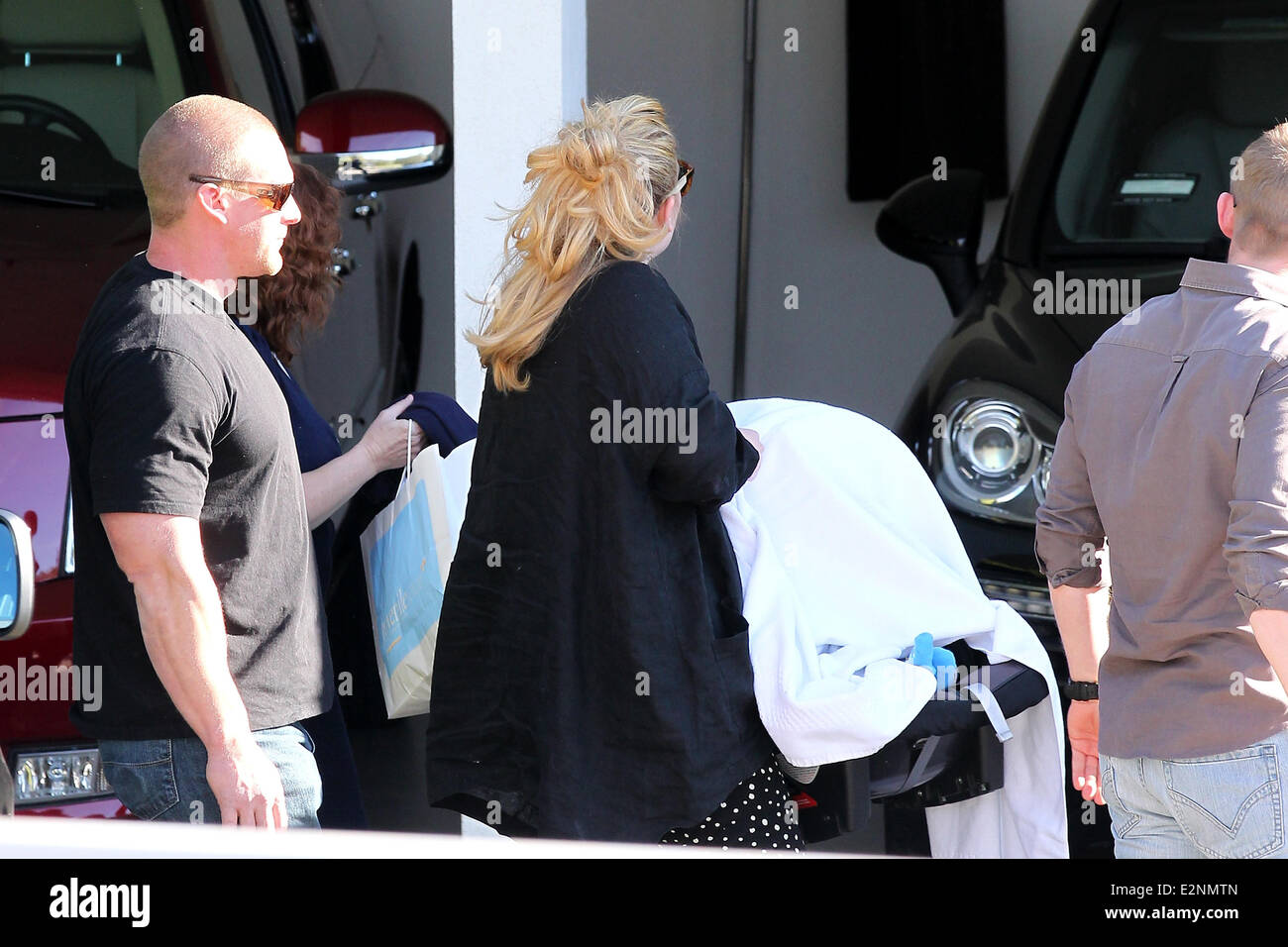 Adele aka Adele Adkins and her son arrives to a private residence in ...