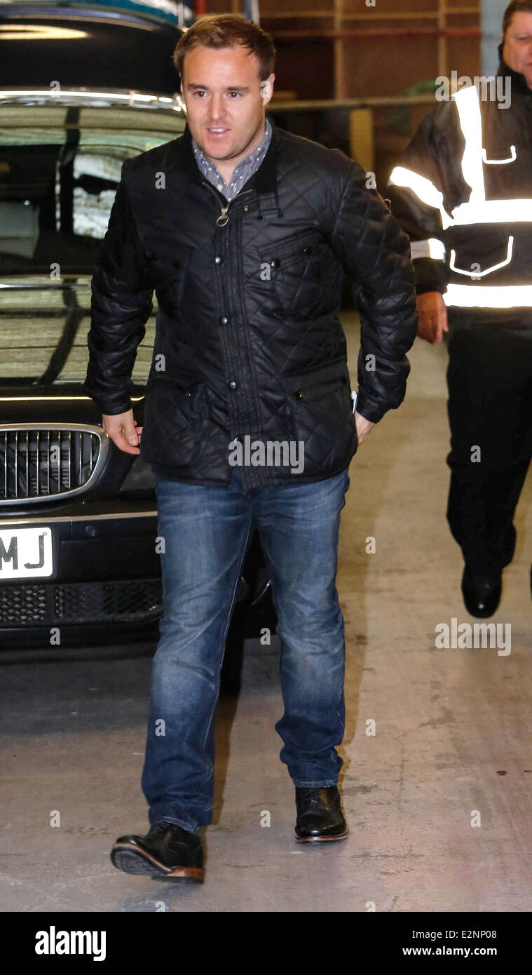 Celebrities at the ITV studios Featuring: Alan Halsall Where: London ...