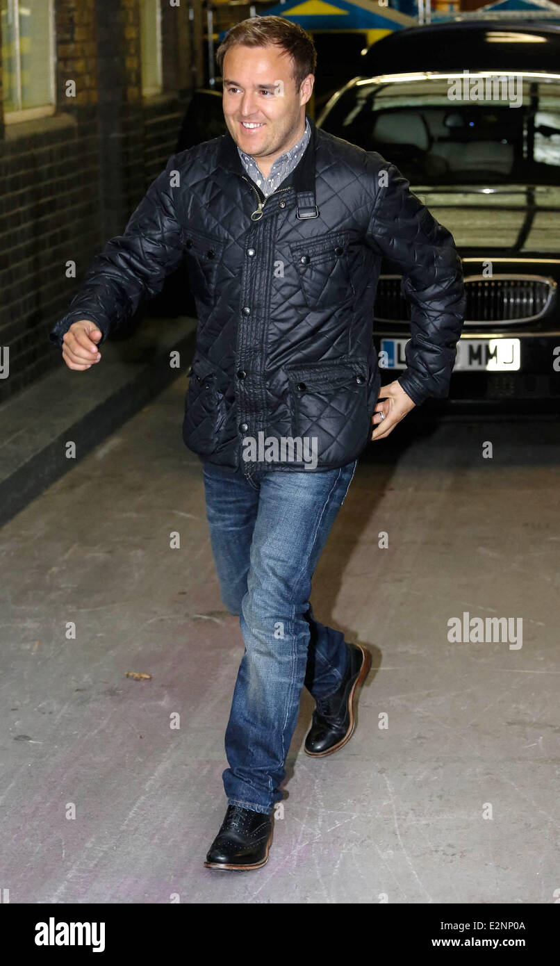Celebrities at the ITV studios Featuring: Alan Halsall Where: London ...