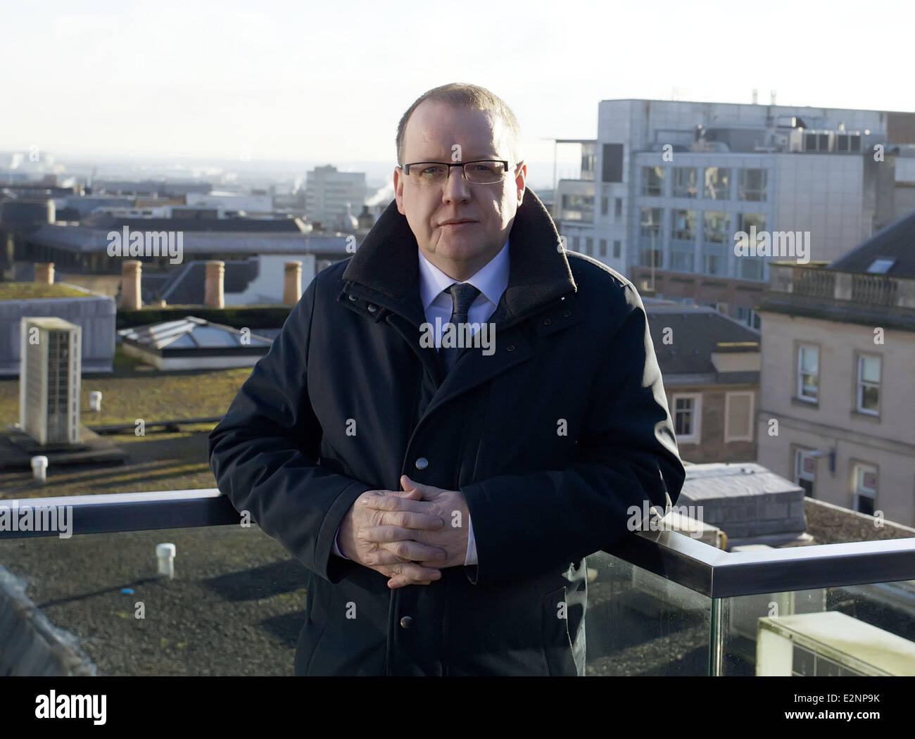 Cast attend a photocall The New Film "The Wee Man" in Glasgow. The Film ...