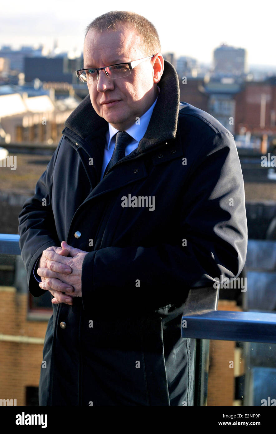 Cast members attend a photocall for new film 'The Wee Man' in Glasgow ...