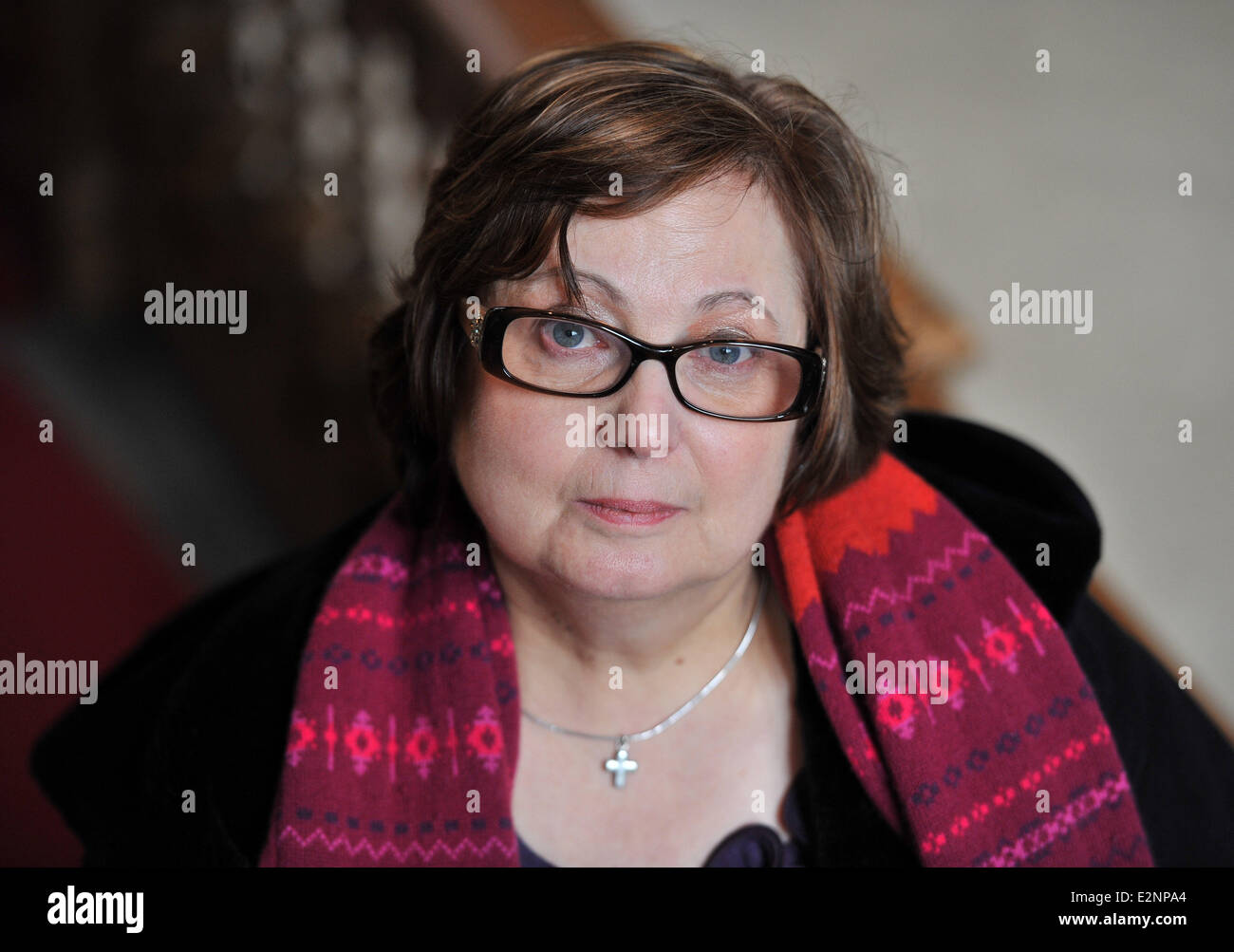 Former British Airways employee Nadia Eweida, stands in Temple Church ...