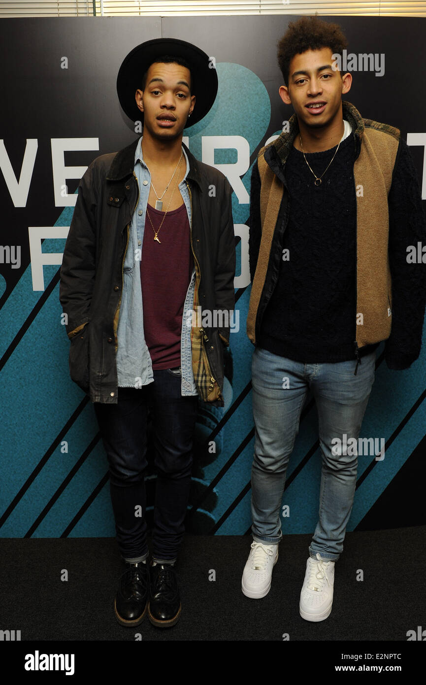 British hip hop duo 'Rizzle Kicks' perform one-off set as part of BT's ...