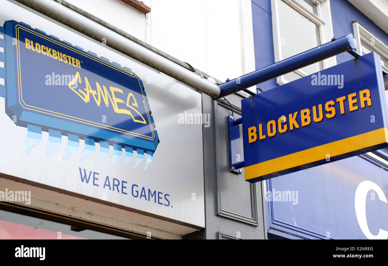DVD and video games rental firm Blockbuster UK, which has 528 stores in ...