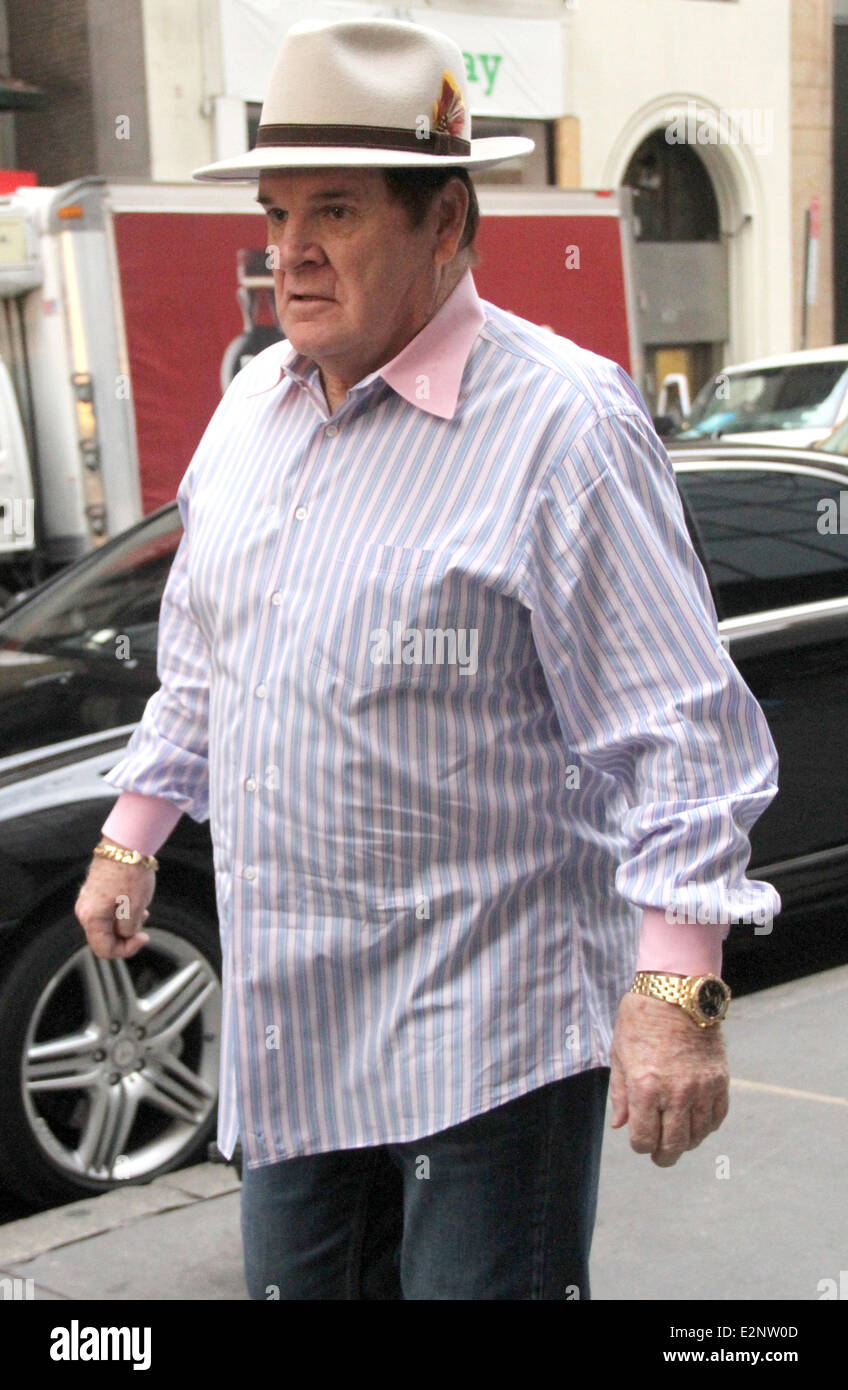 Celebrities at NBC Studios for the 'Today' show Featuring: Pete Rose ...