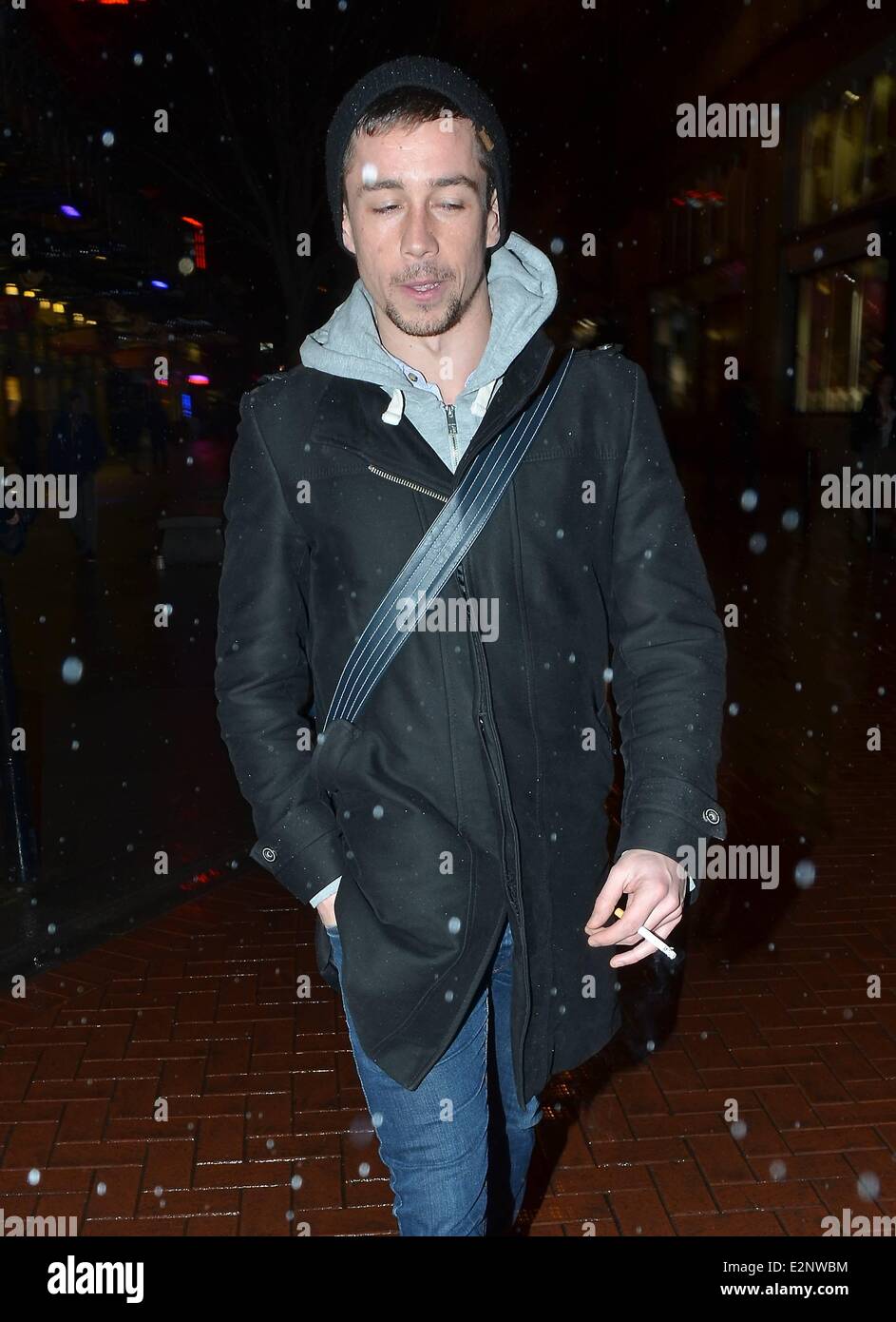 'Love/Hate' actor Killian Scott seen walking past The Gaiety through ...