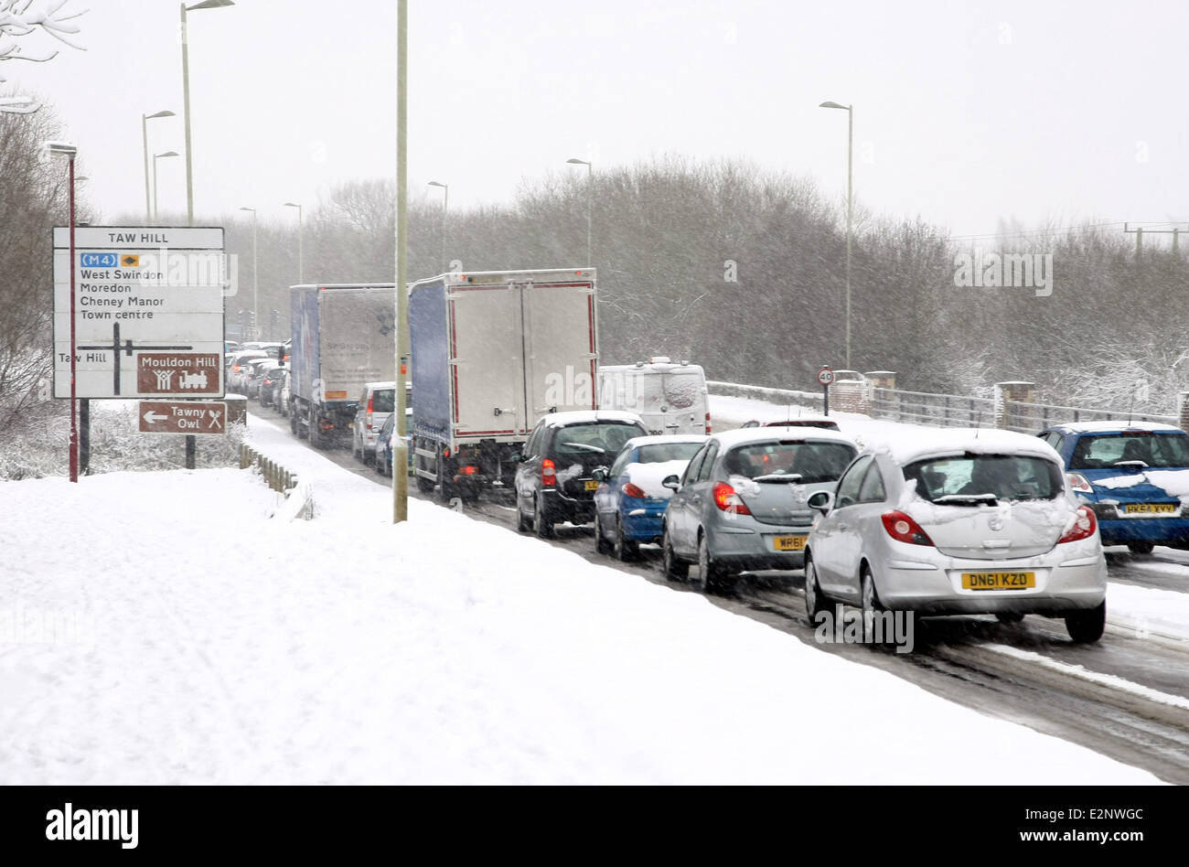 Snow scenes from across the UK after experiencing its first heavy ...