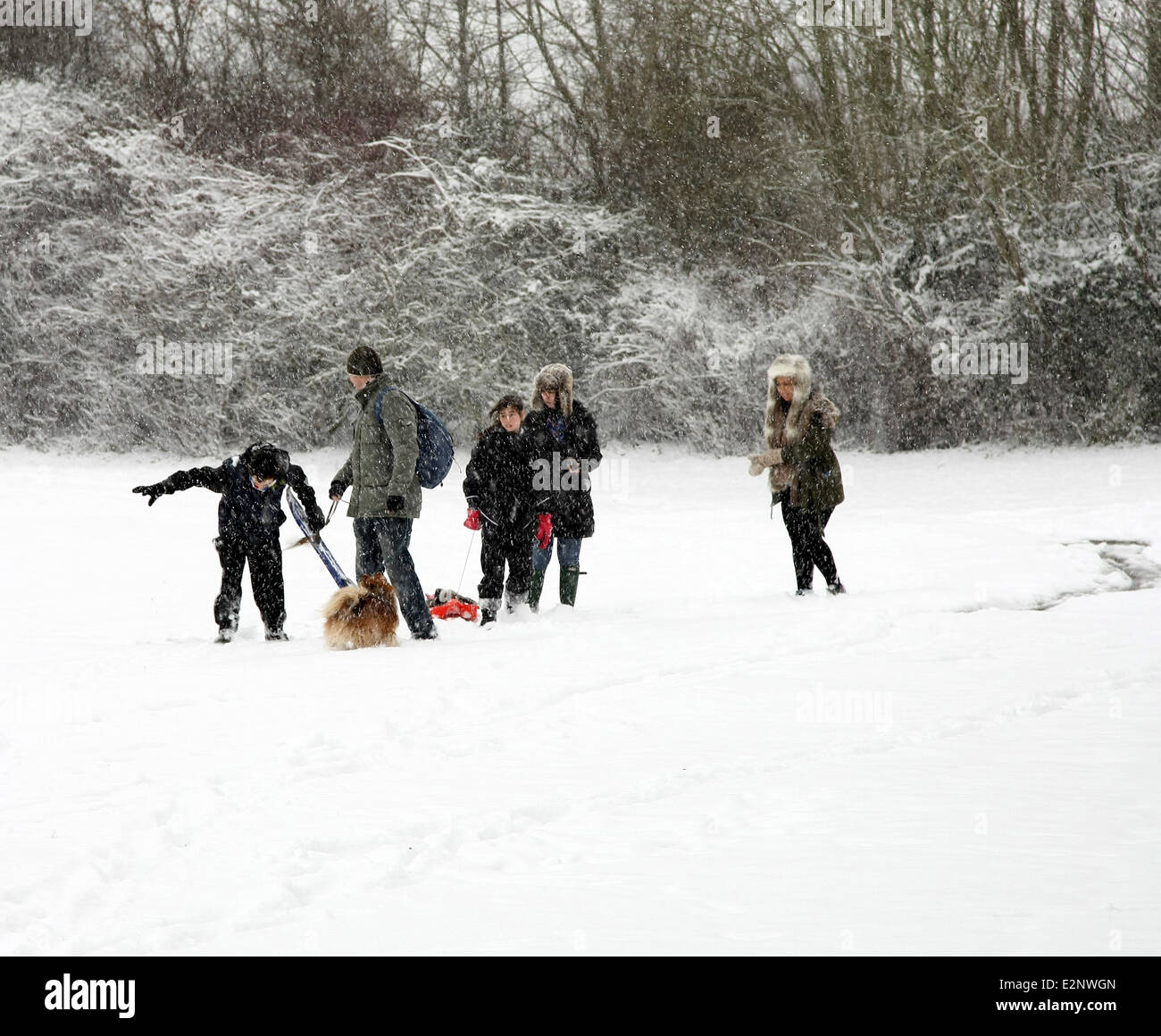 Snow scenes from across the UK after experiencing its first heavy ...