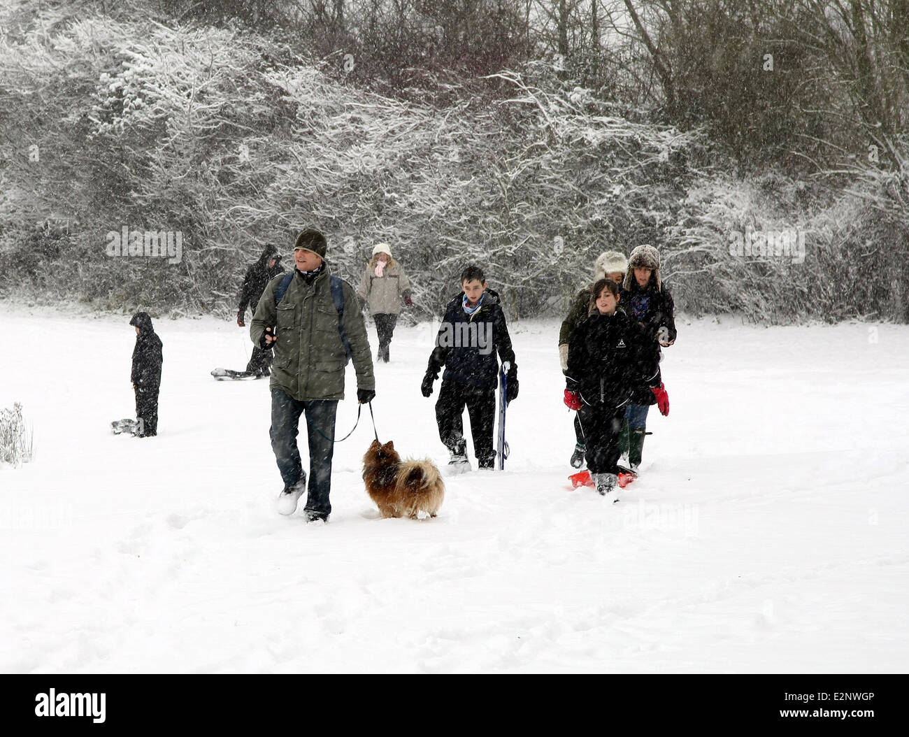 Snow scenes from across the UK after experiencing its first heavy ...