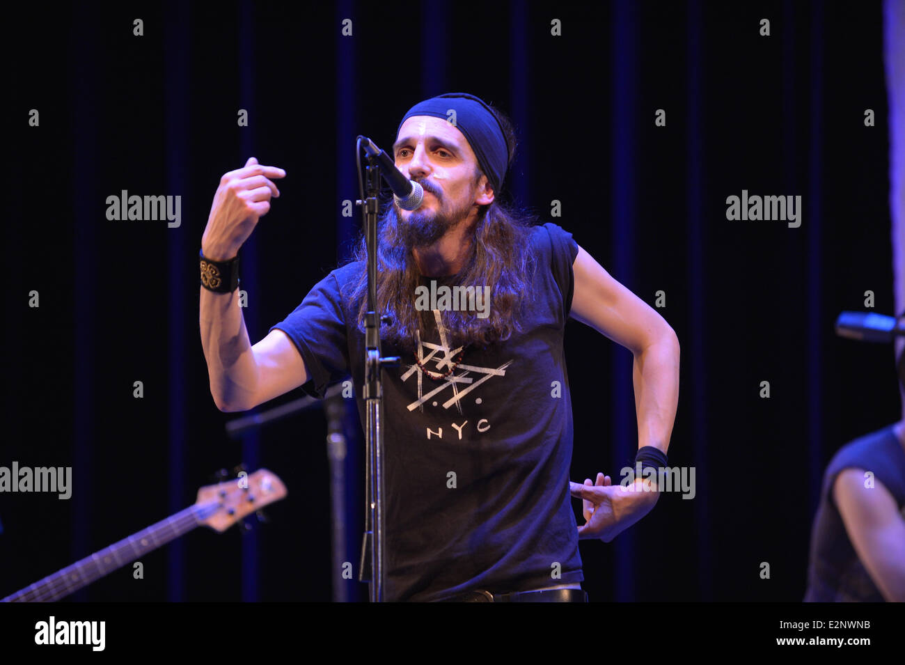 Salvko Bosnjak of Gypsy Punk band Bad Buka performs at The John F ...