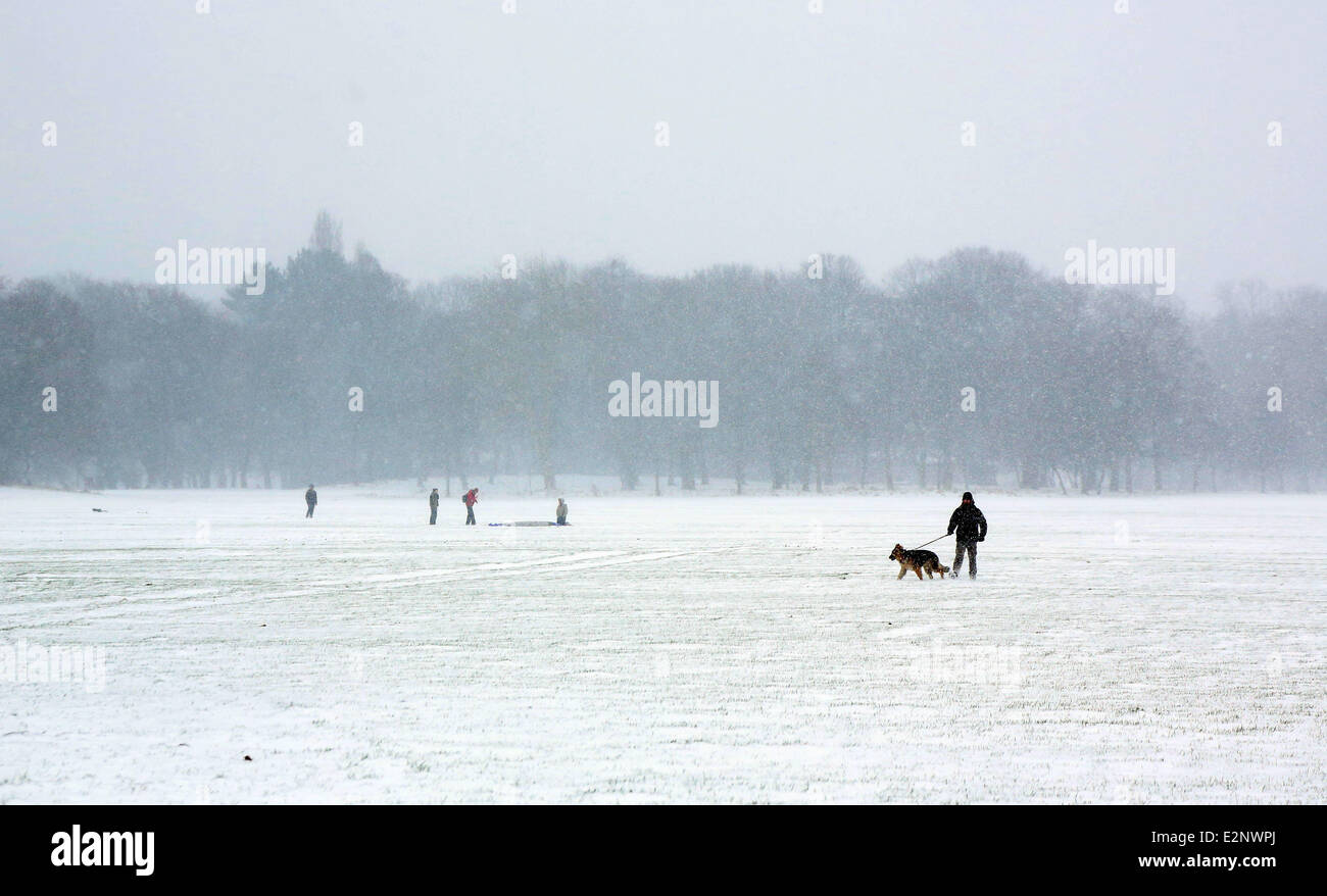 Snow scenes from across the UK after experiencing its first heavy ...