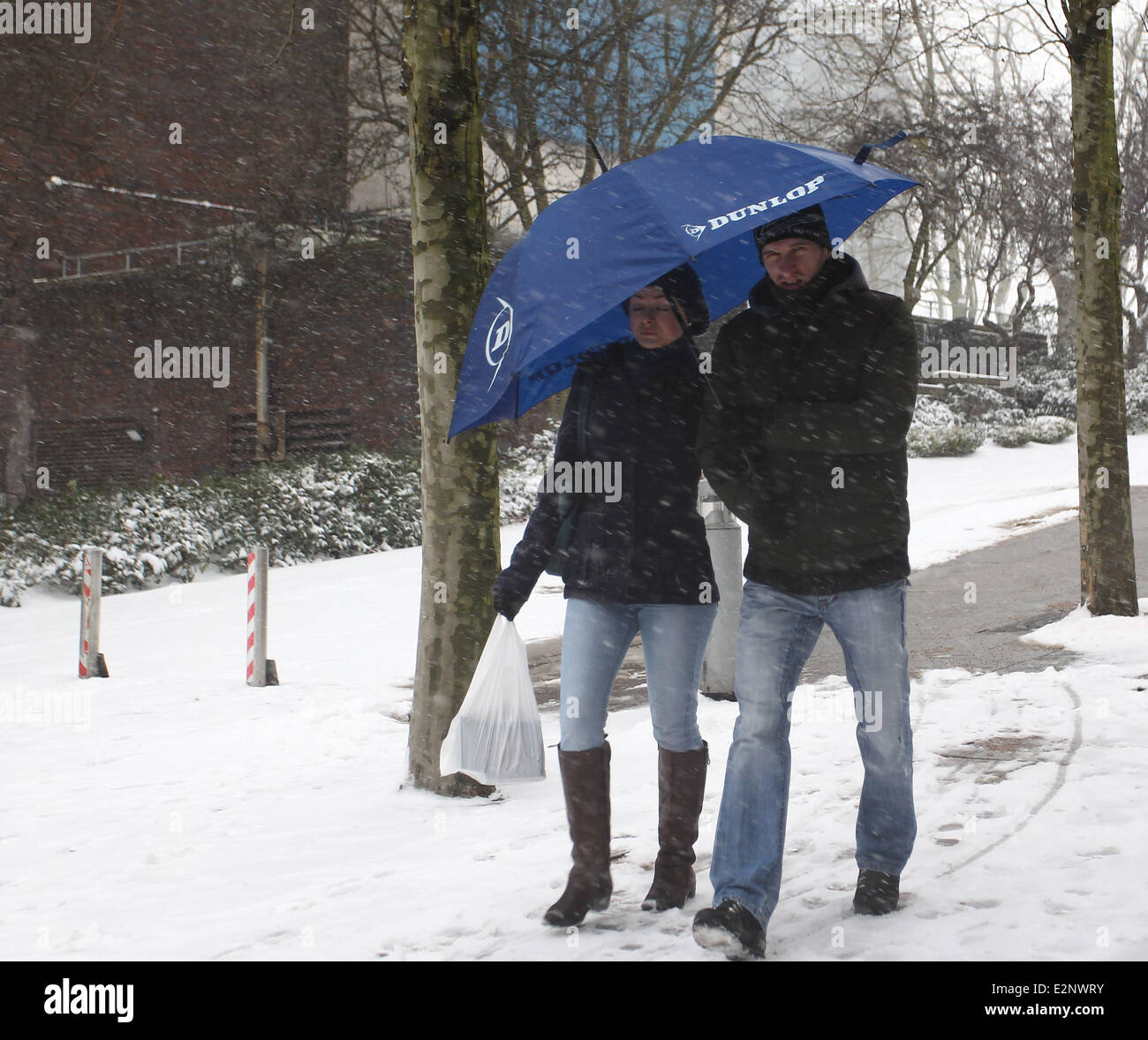 Snow scenes in Birmingham Featuring: General Views Where: Birmingham ...