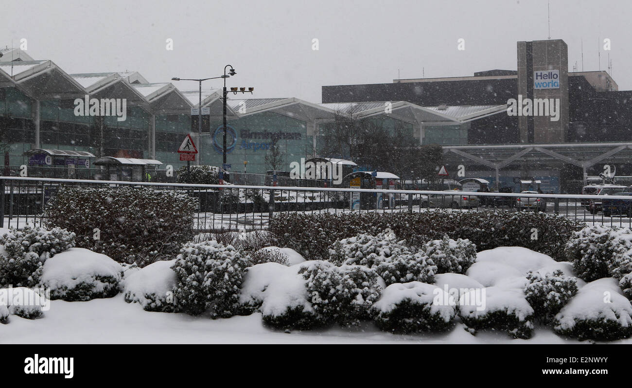 Snow scenes in Birmingham Featuring: General Views Where: Birmingham ...