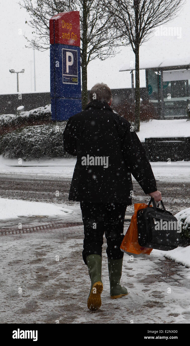 Snow scenes in Birmingham Featuring: General Views Where: Birmingham ...