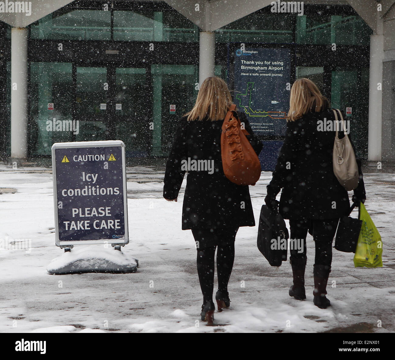 Snow scenes in Birmingham Featuring: General Views Where: Birmingham ...