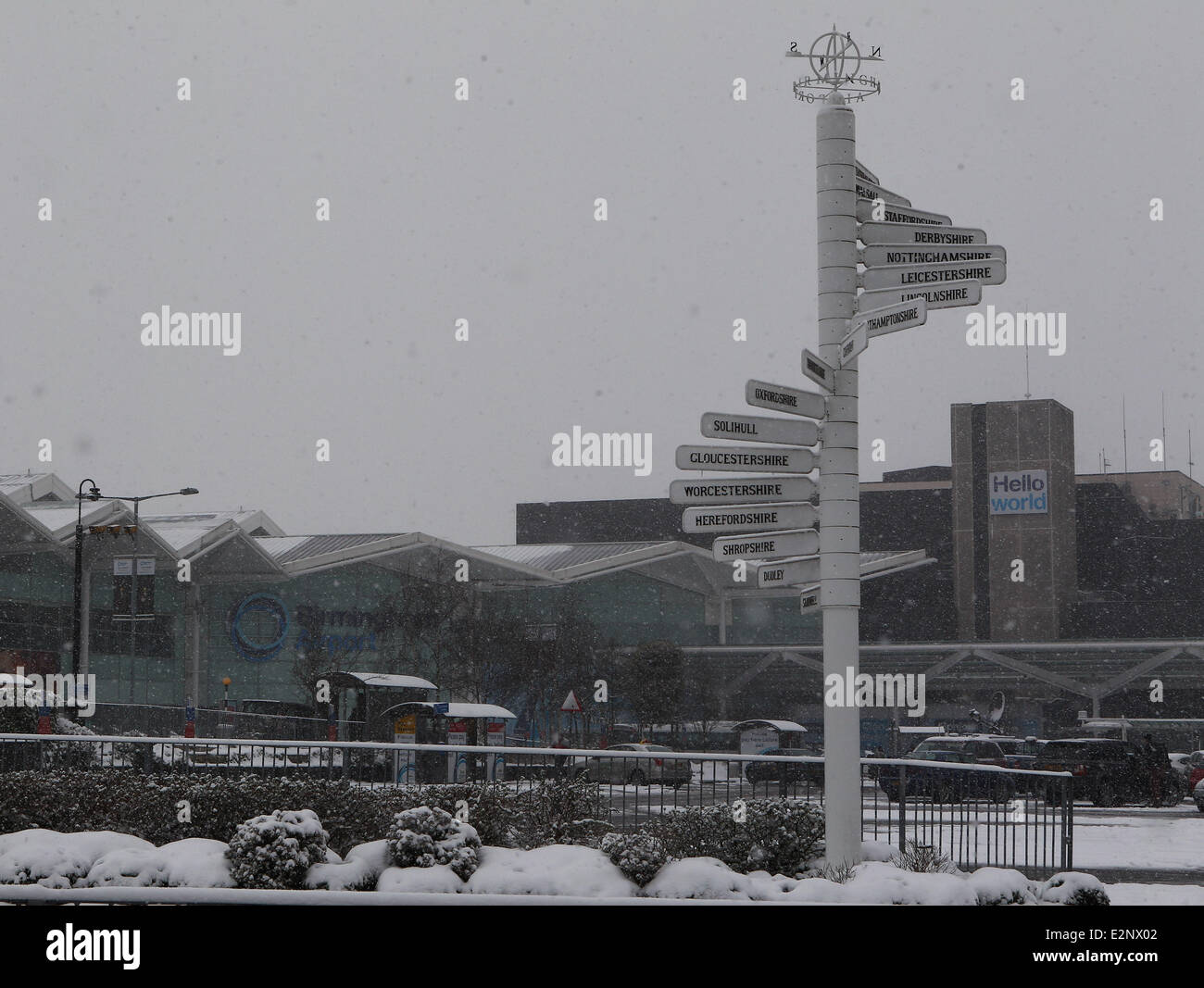 Snow scenes in Birmingham Featuring: General Views Where: Birmingham ...