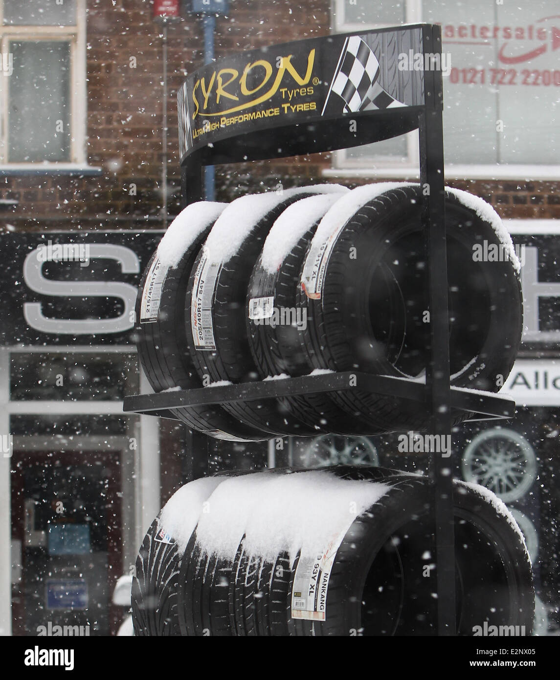 Snow scenes in Birmingham Featuring: General Views Where: Birmingham ...