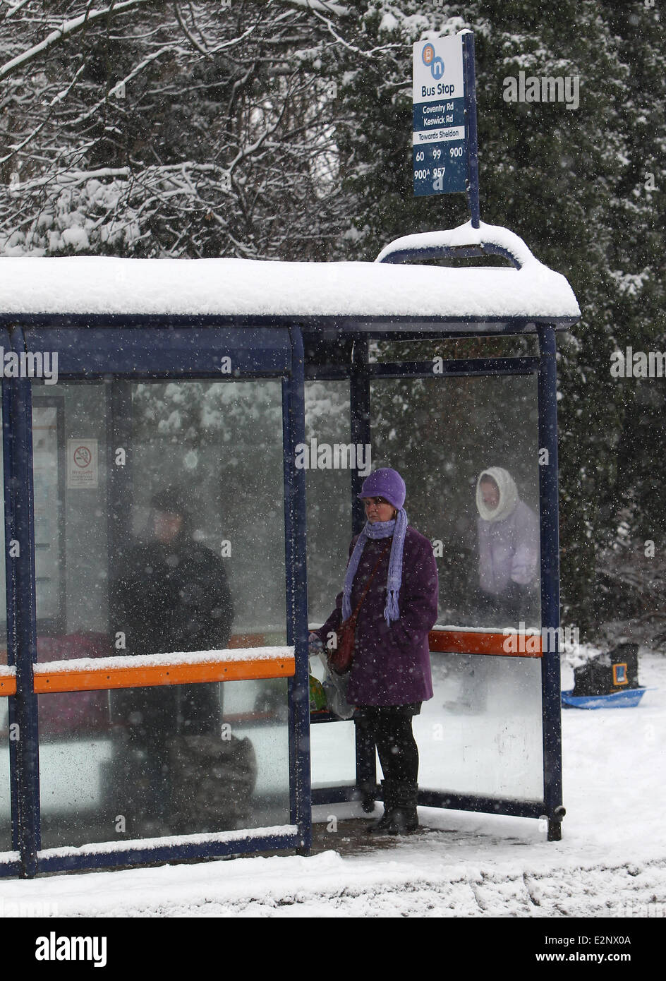 Snow scenes in Birmingham Featuring: General Views Where: Birmingham ...