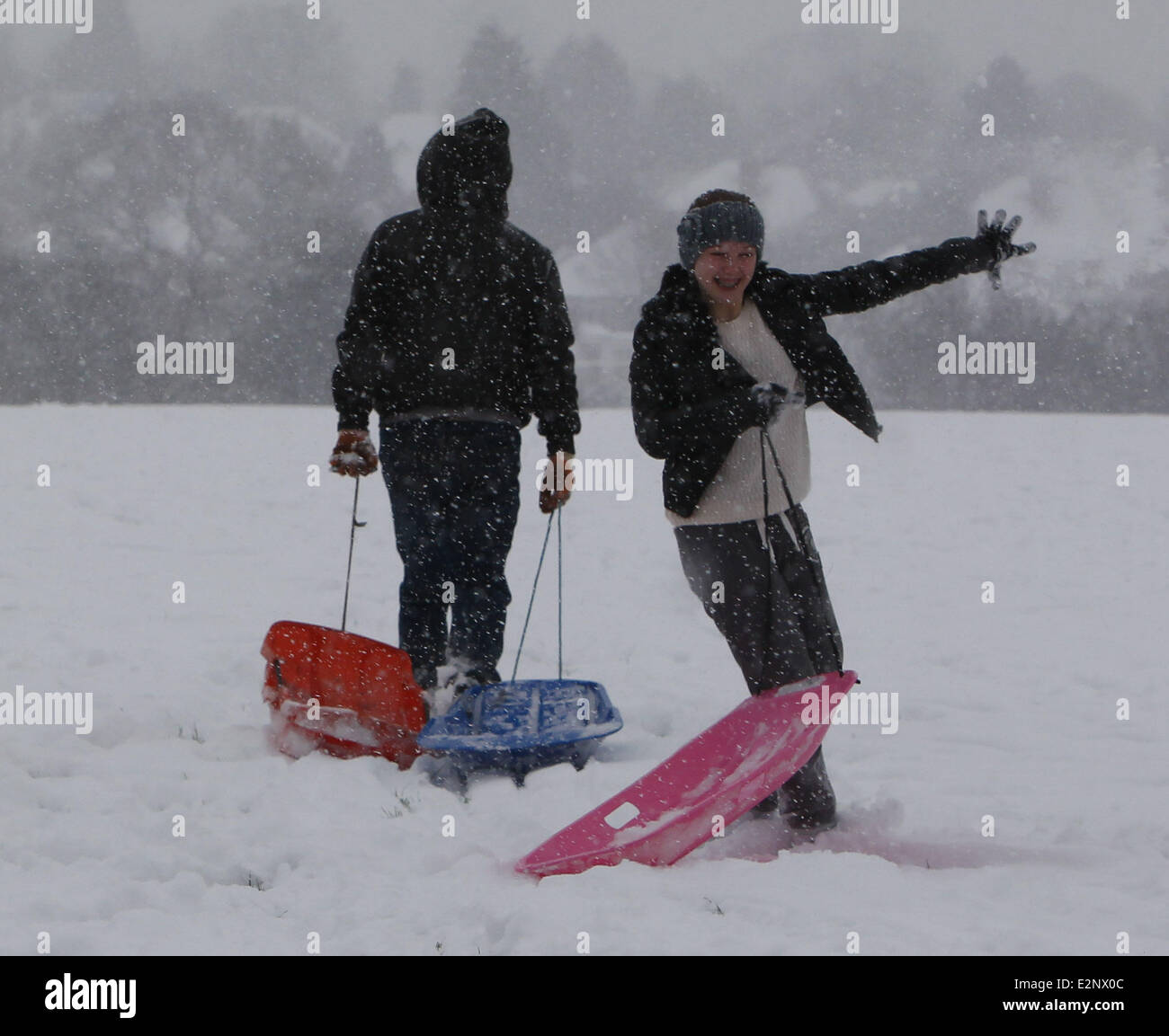 Snow scenes in Birmingham Featuring: General Views Where: Birmingham ...