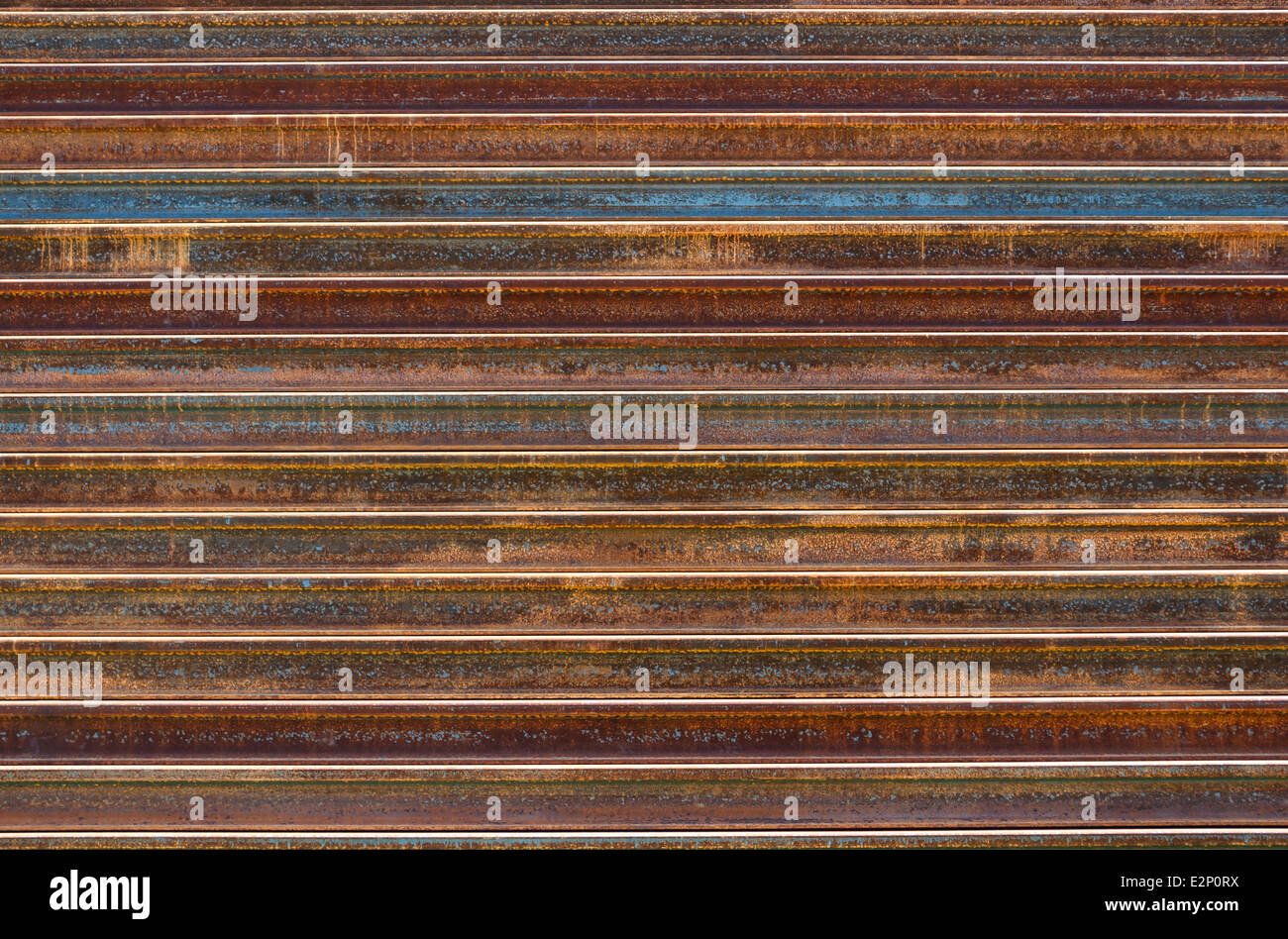 Stack of Rusty Railway Background/ Texture Stock Photo - Alamy