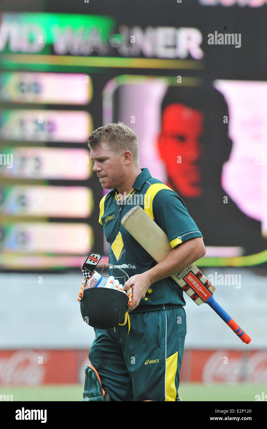 David Warner sees red as he leaves the fieldGame four of the ...