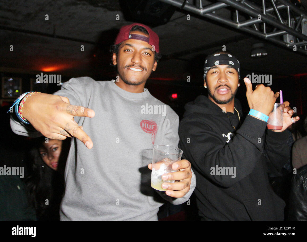 Rapper Lloyd and Omarion at TAO's Village At The Lift Featuring ...