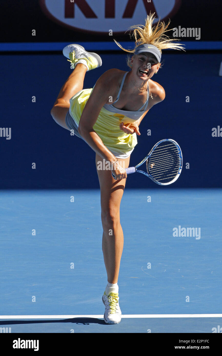 Australian Open Tennis 2013 - Maria Sharapova (RUS) defeated Ekaterina ...