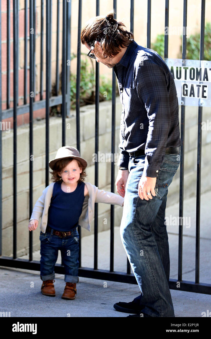 Rachel Zoe, her husband Rodger Berman and their son Skyler Berman exit ...