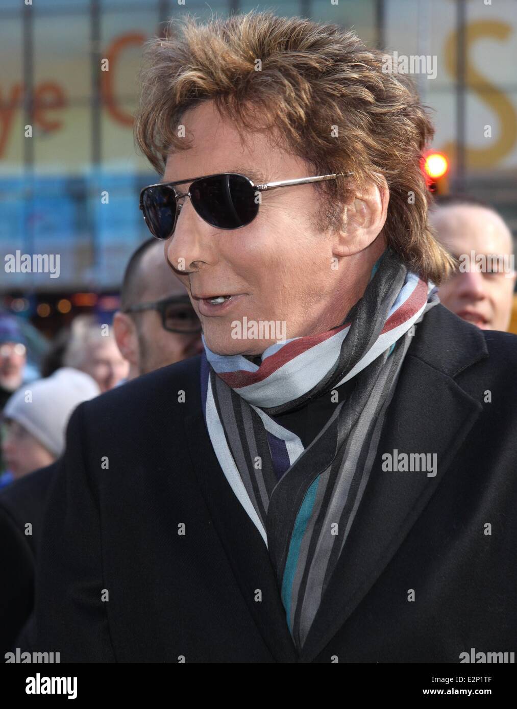 'Manilow on Broadway' press event, held at the St. James Theatre ...