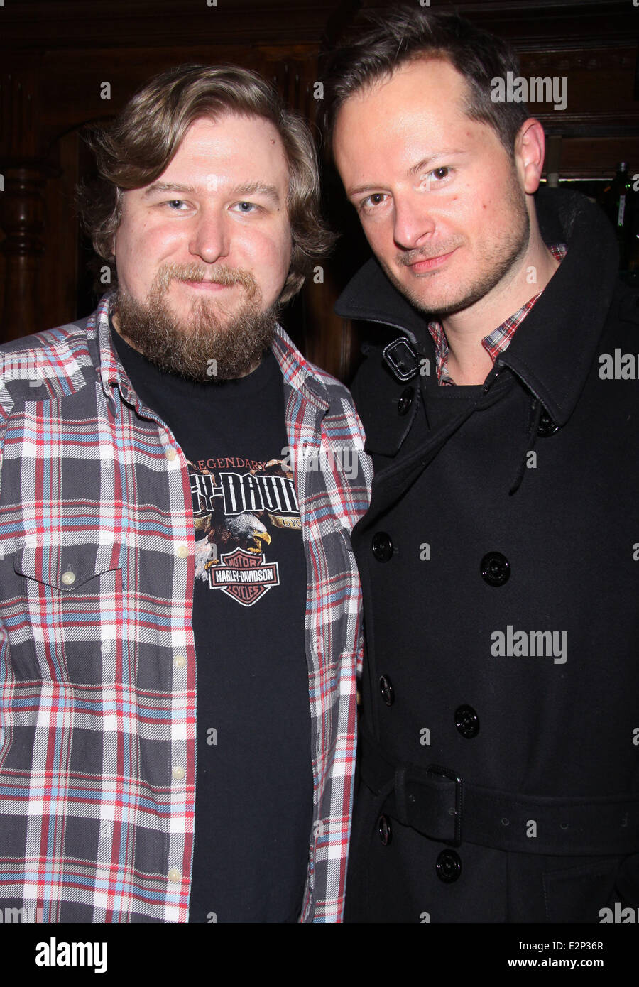 Michael Chernus and Chandler Williams at the premiere after party for ...