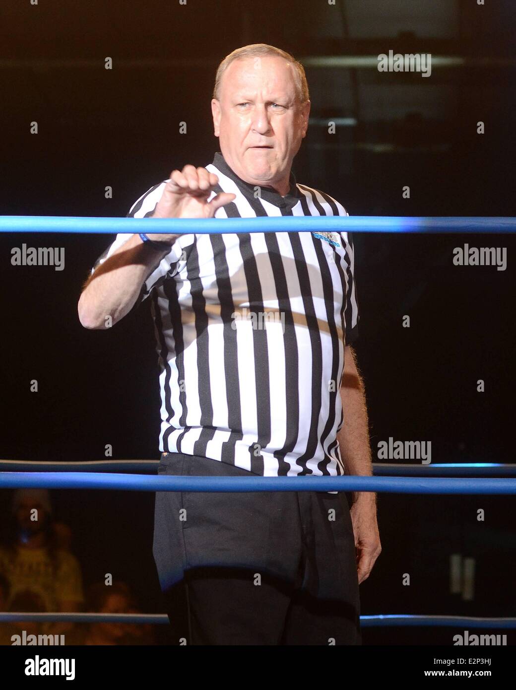 The stars of TNA Wrestle during the Maximum Impact Tour 2013 held at ...