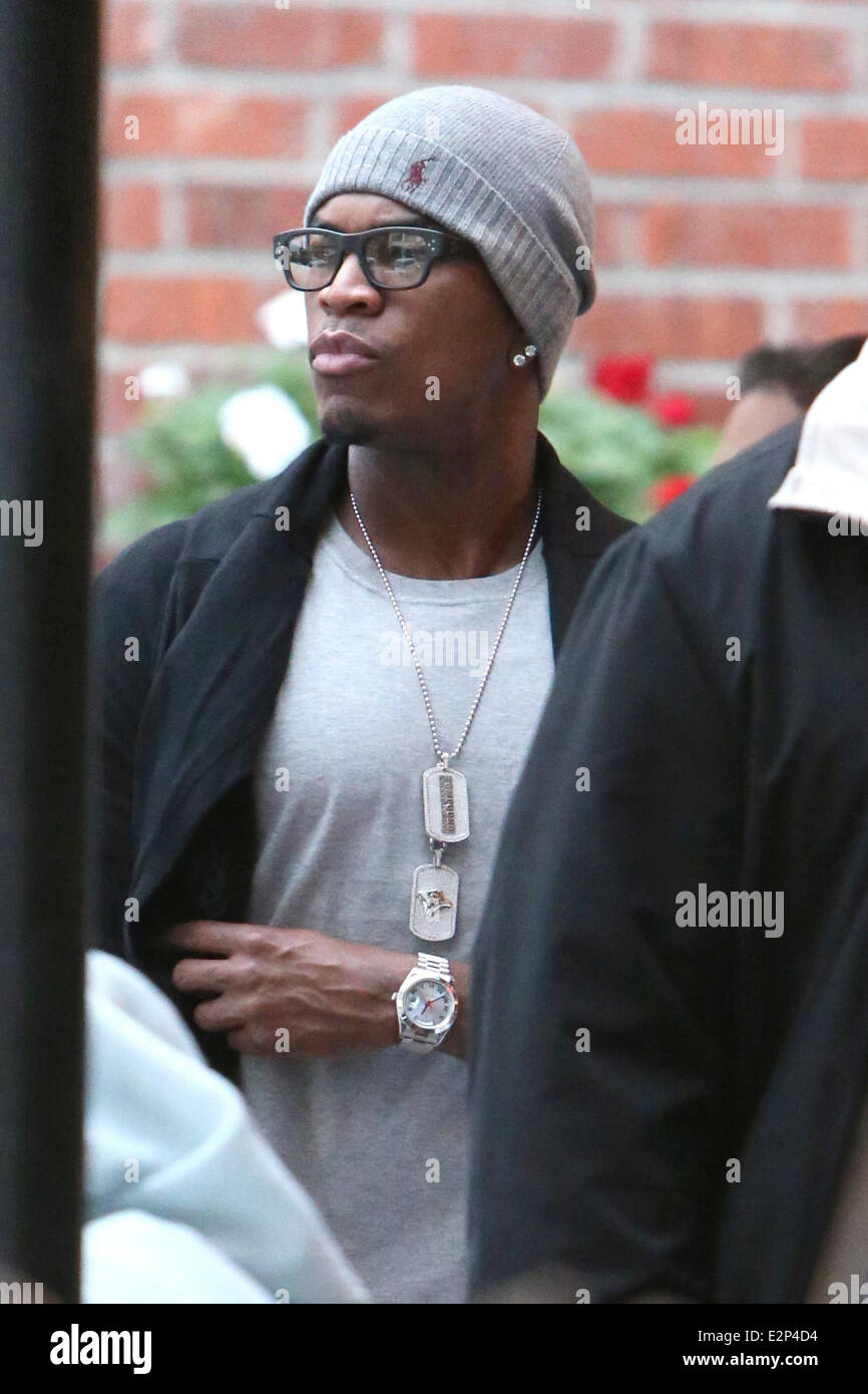 Ne-Yo and his girlfriend Monyetta Shaw have a late lunch at The Ivy on ...