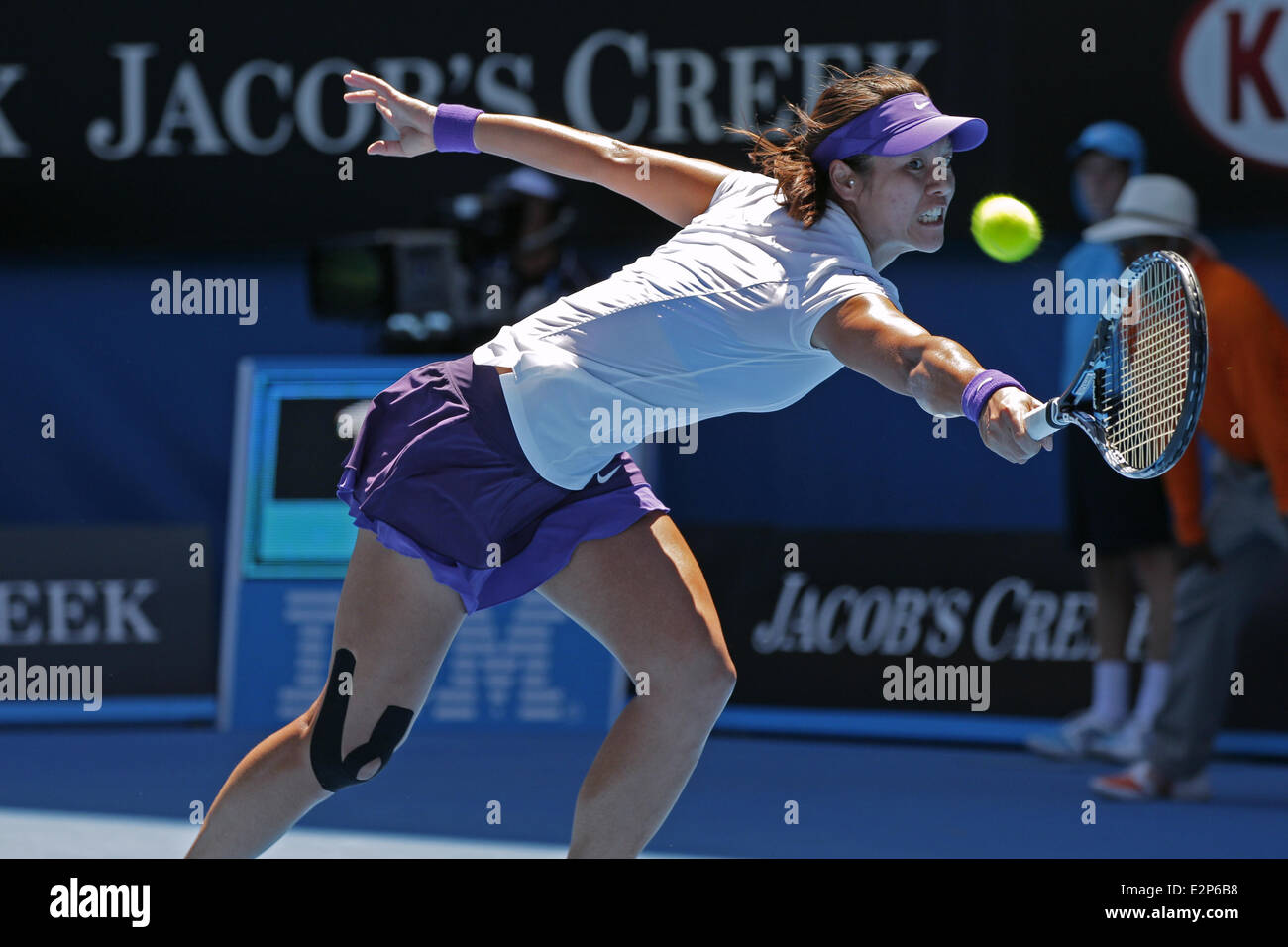Australian Open Tennis 2013 at the Rod Laver Arena Li Na (CHN) bt Maria ...