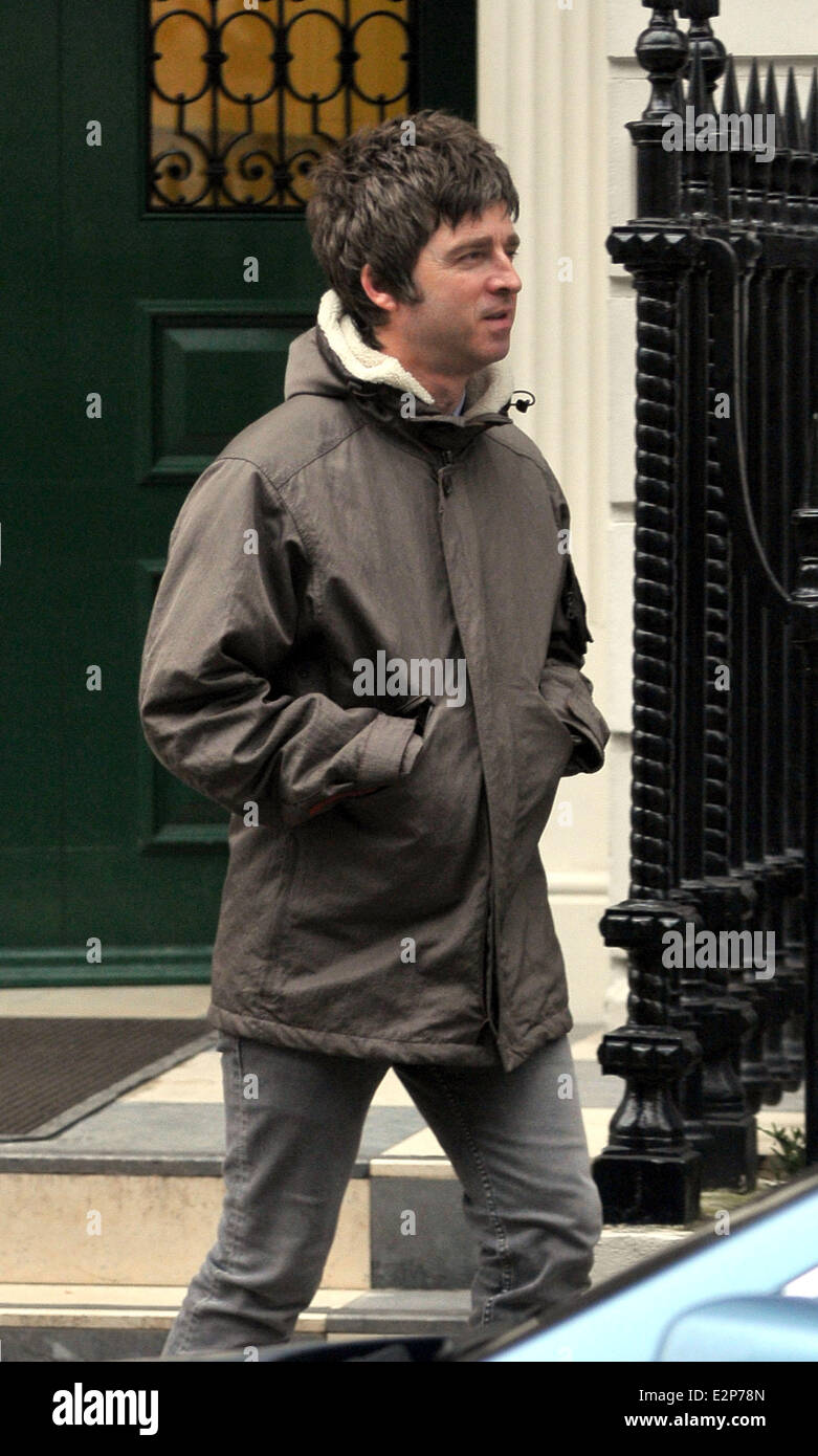 Celebrities out and about in central London Featuring: Noel Gallagher ...