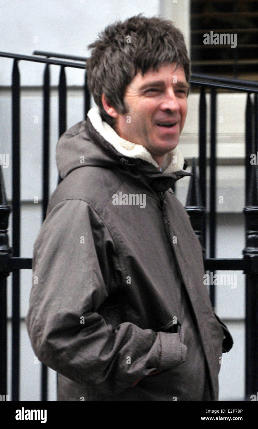 Celebrities out and about in central London Featuring: Noel Gallagher ...