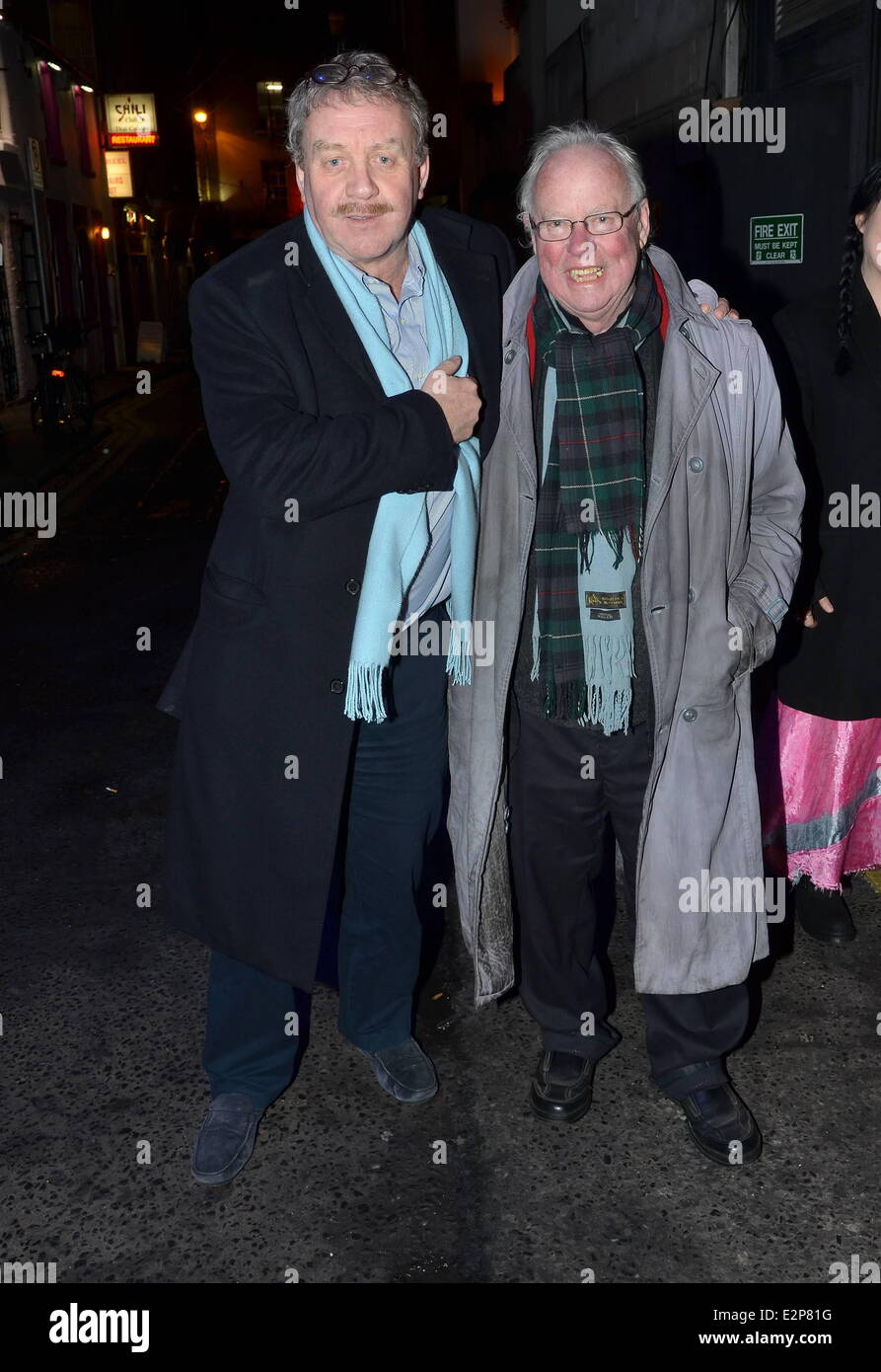 U2 members Bono and The Edge at the Kerlin Gallery to support their ...
