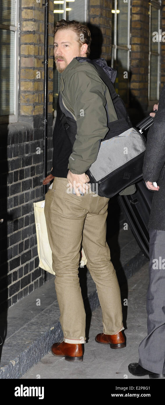 Celebrities at the ITV studios Featuring: Samuel West,Sam West Where ...