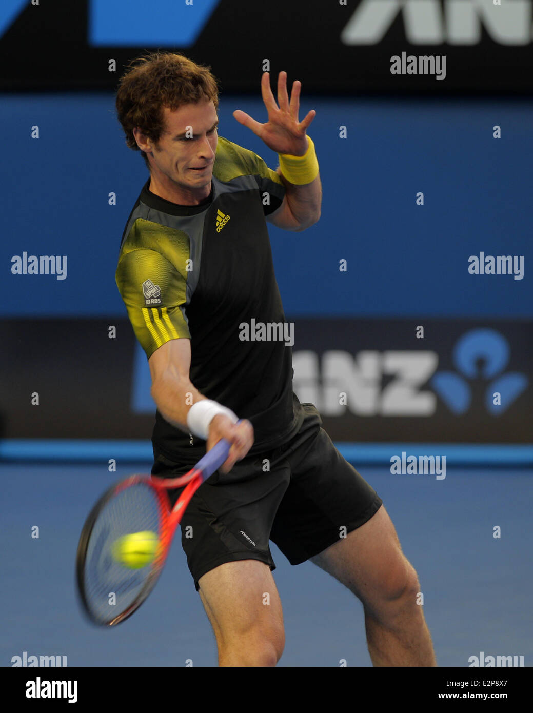 Australian Open Tennis 2013 - Rod Laver Arena - Andy Murray (Gbr) beat ...